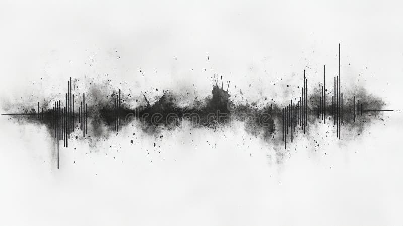 Abstract Sound Wave Graphic Stock Illustration - Illustration of ...