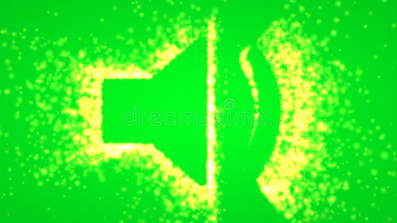 Abstract Sound Wave Visualisation on Green Screen Stock Video - Video ...