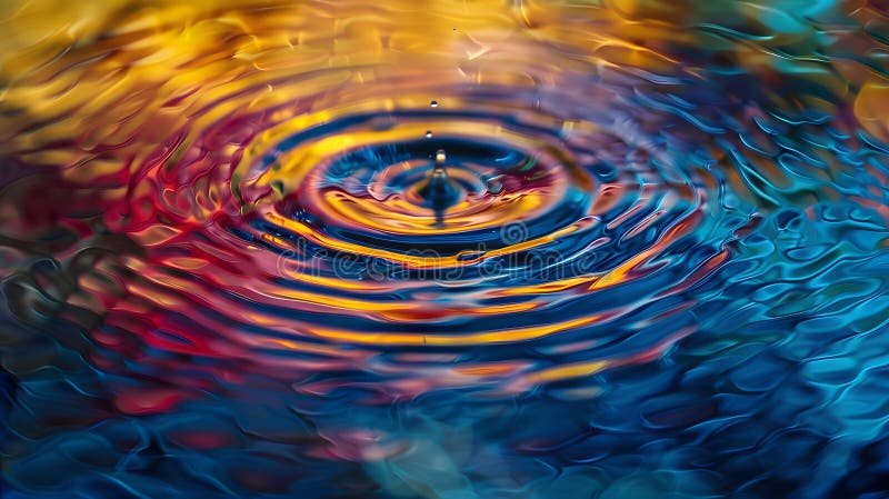 Abstract Sound Waves Visualized - Vibrant Ripples of Colorful Harmony ...