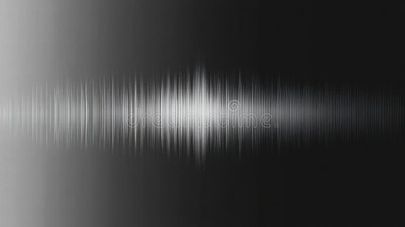 Abstract Soundwave Pattern on a Black Background Stock Image - Image of ...