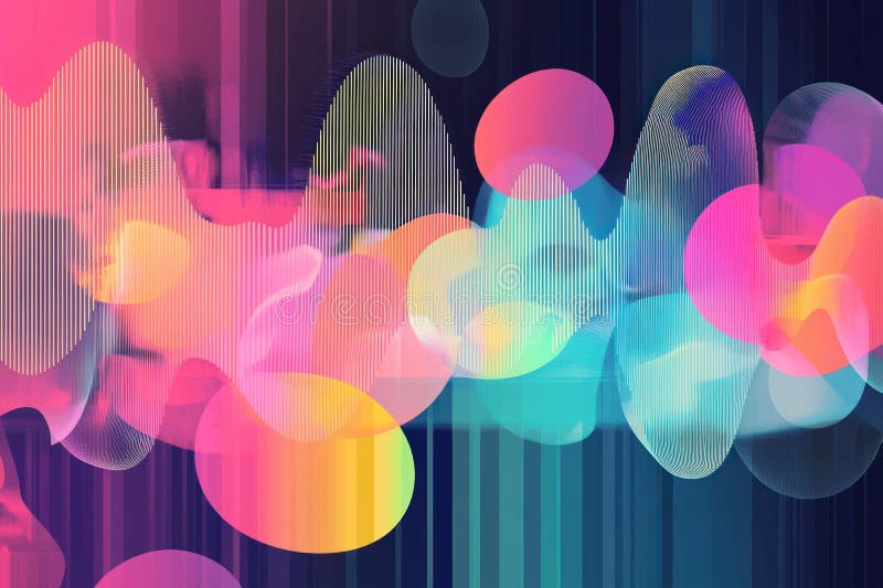 Abstract Soundwave Pattern Representing Diverse Voices and Speech ...