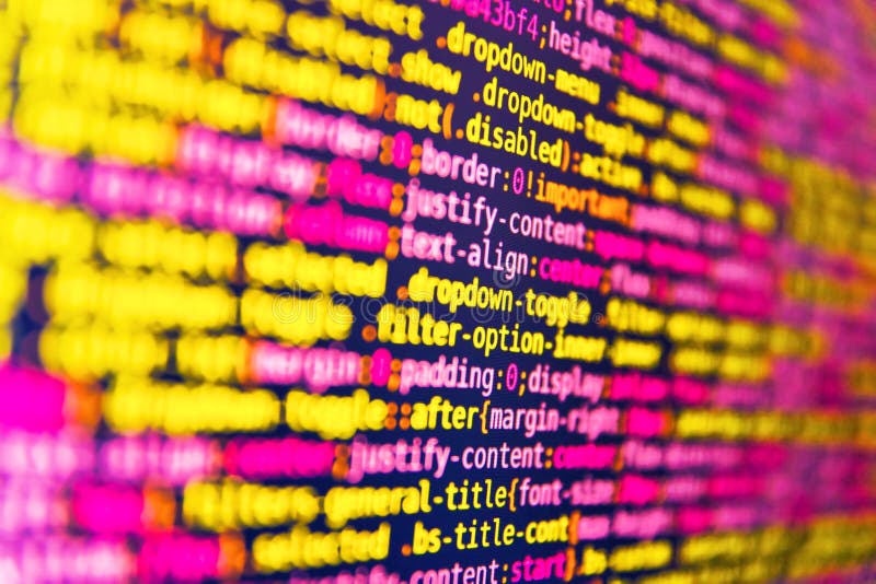 Abstract Source Code Background Modern Application Source Abstract Algorithm Concept Lots Of