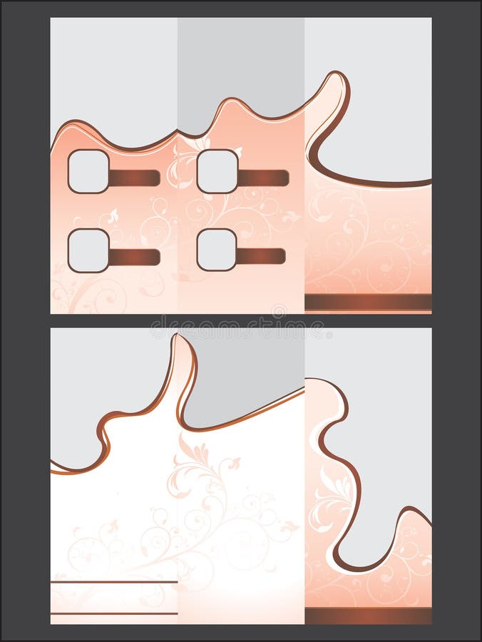 Abstract Spa Brochure Template Stock Vector - Illustration of artistic ...