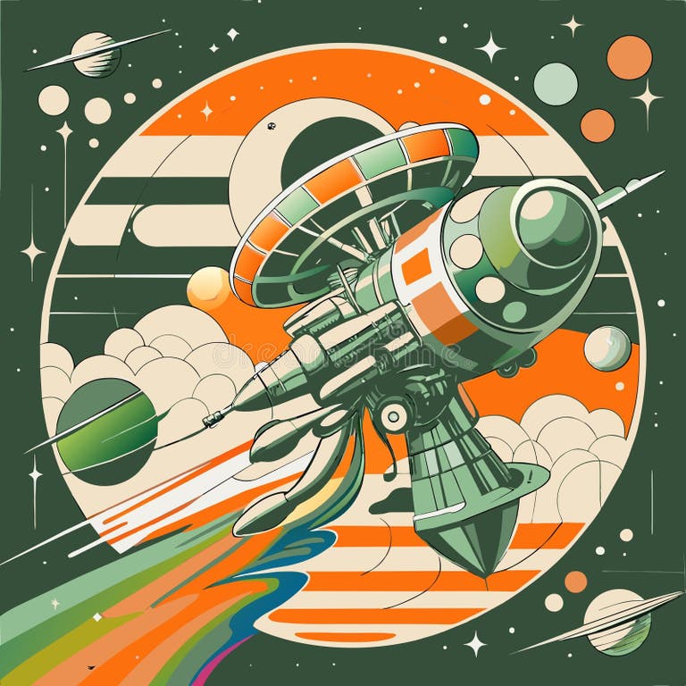 Abstract Space Drawing with a Space Probe Flying Past the Planets ...