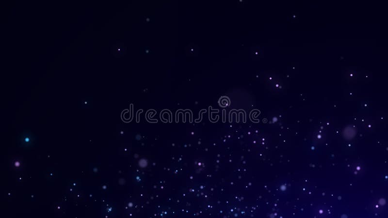 Abstract Space Dust. Magic Snow on Background. Dust Particles with ...