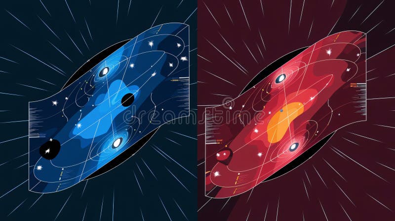 Abstract Space Exploration, Futuristic Galaxy Map High Quality Image ...