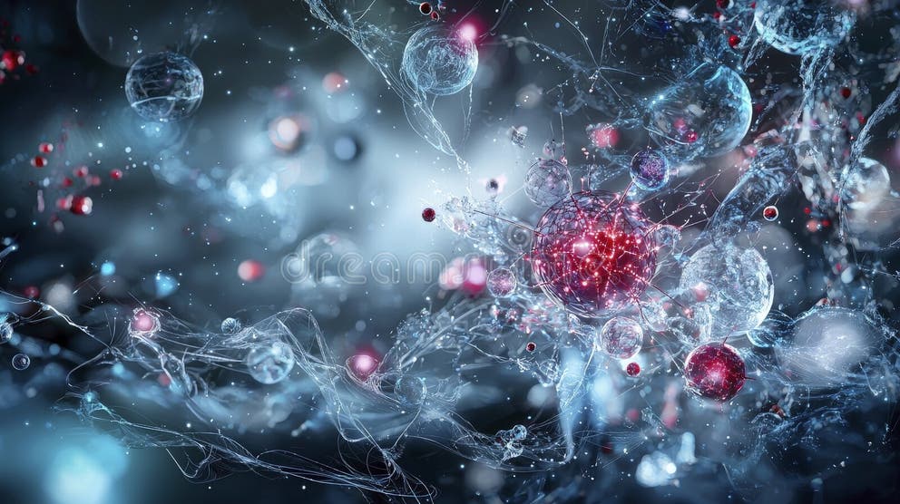 Abstract Space Exploration Surreal Visualization of Futuristic ...