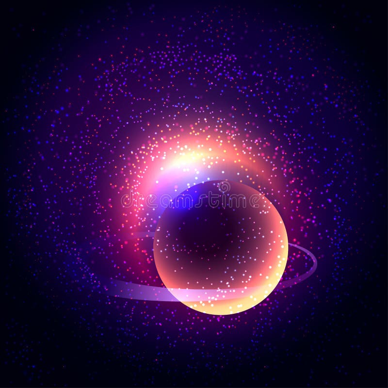 Abstract Space Illustration Stock Vector - Illustration of abstract ...