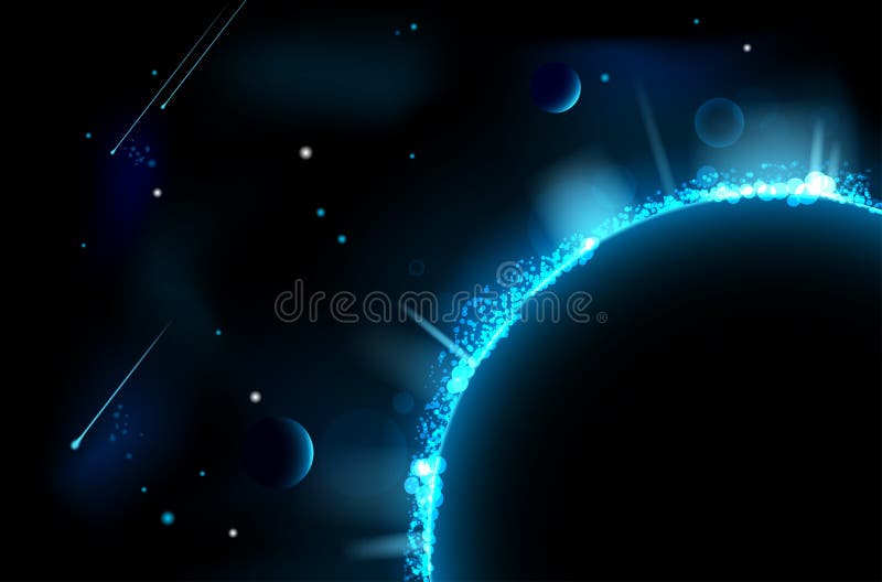 The birth of the universe stock illustration. Illustration of mist ...