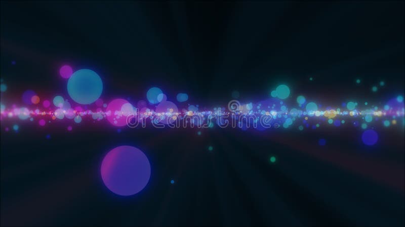 Abstract Space Spots Circles Particles Stock Illustration ...