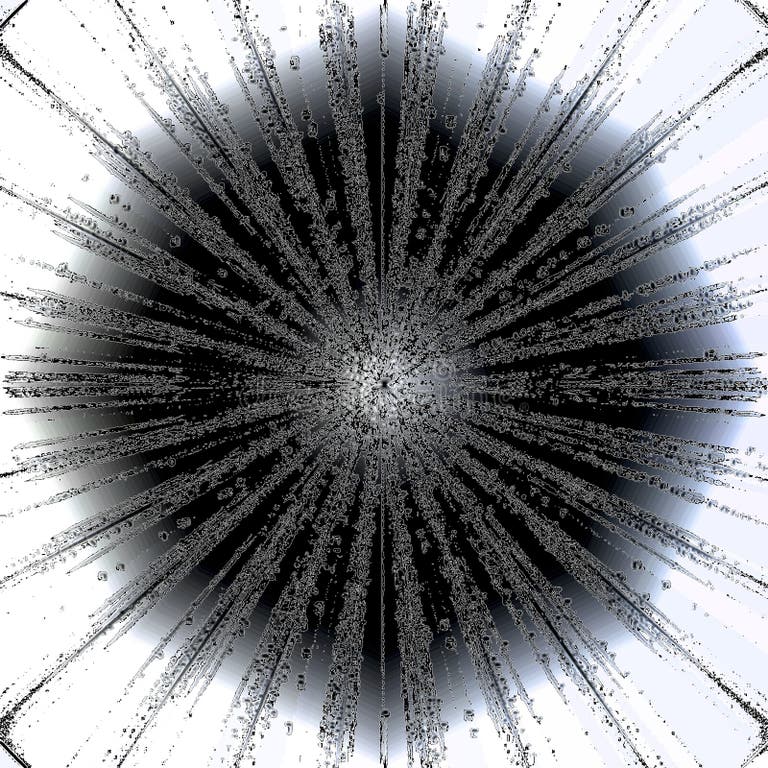 Abstract Space Time Distortion Around a Black Hole in Space Stock ...