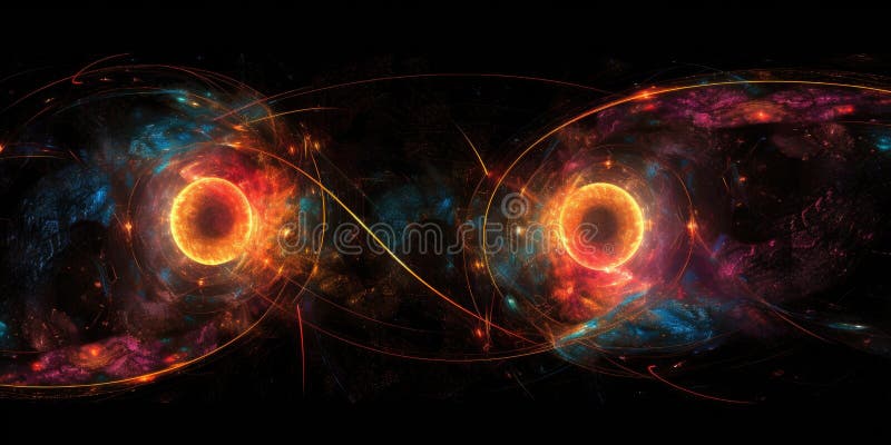Abstract Space Vortex Black Hole. Alien Lights and Swirling Speed of ...