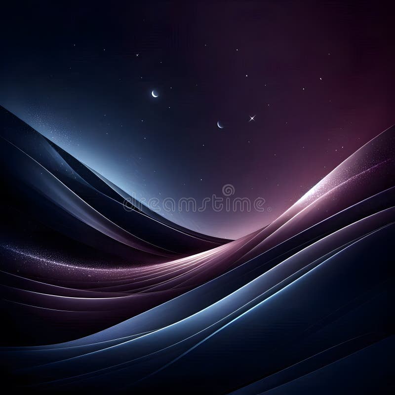 Abstract Space Wave with Modern Flow Pattern and Dynamic Color Movement ...