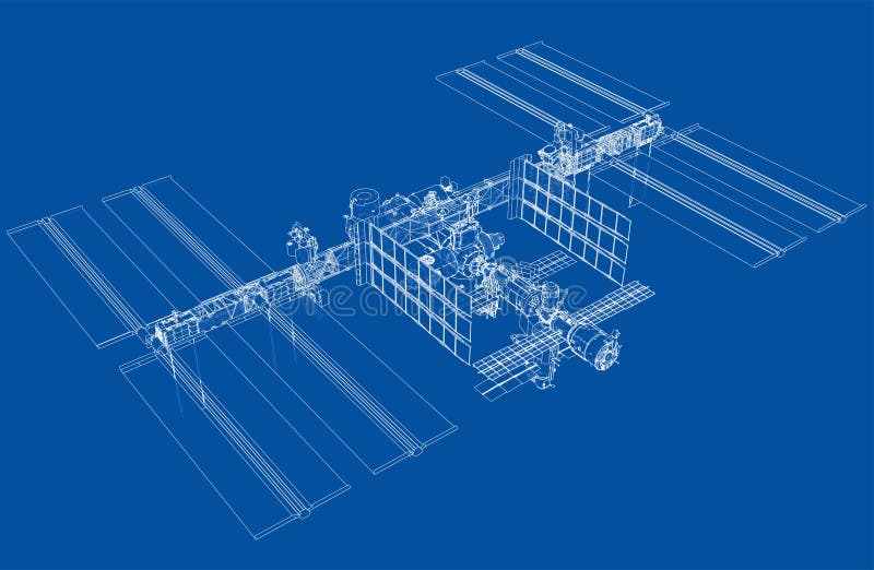 Abstract Spaceship Outline stock illustration. Illustration of ...
