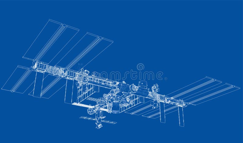 Abstract Spaceship Outline stock illustration. Illustration of pattern ...