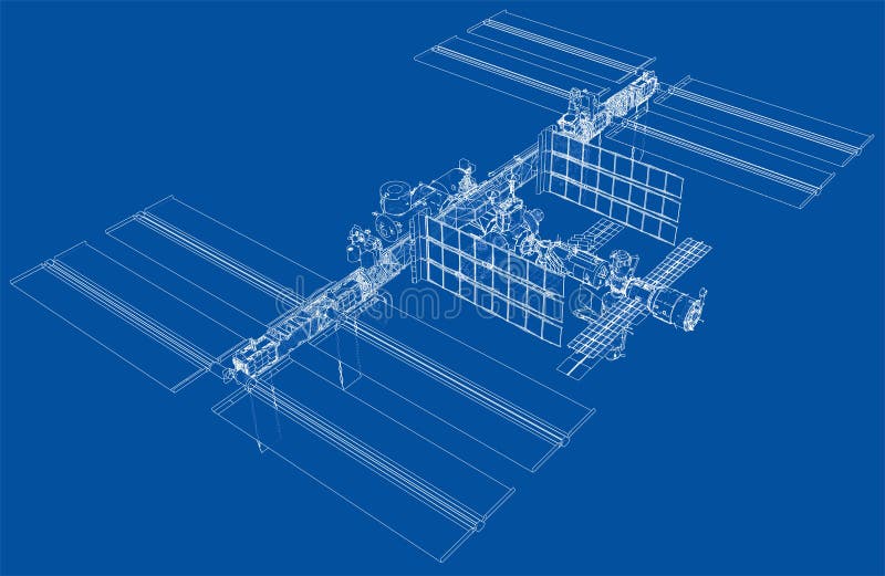 Abstract Spaceship Outline stock illustration. Illustration of ...