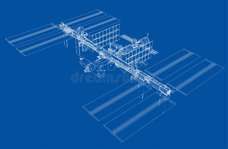 Abstract Spaceship Outline stock illustration. Illustration of ...