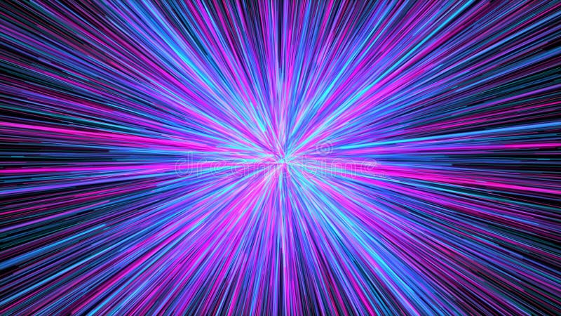 4K Comic Hyper Jump Speed Lines Star Field in Black Background Loop ...