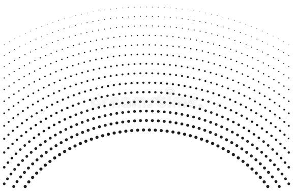 Curve Dotted Line for Decoration, Halftone of Dotted Abstract Art Stock ...