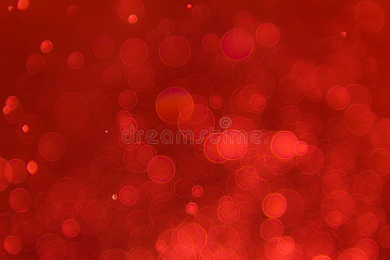 Abstract Sparkle Bokeh Light Effect With Red Background Abstract Bokeh
