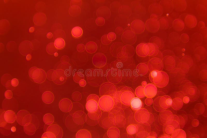 Abstract Sparkle Bokeh Light Effect With Red Background Abstract Bokeh