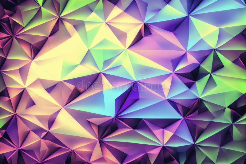 Abstract Sparkle Hologram Colorful Background, Futuristic Technology AI ...