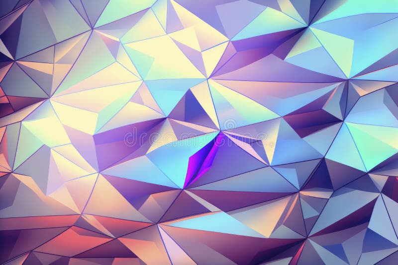 Abstract Sparkle Hologram Colorful Background, Futuristic Technology AI ...