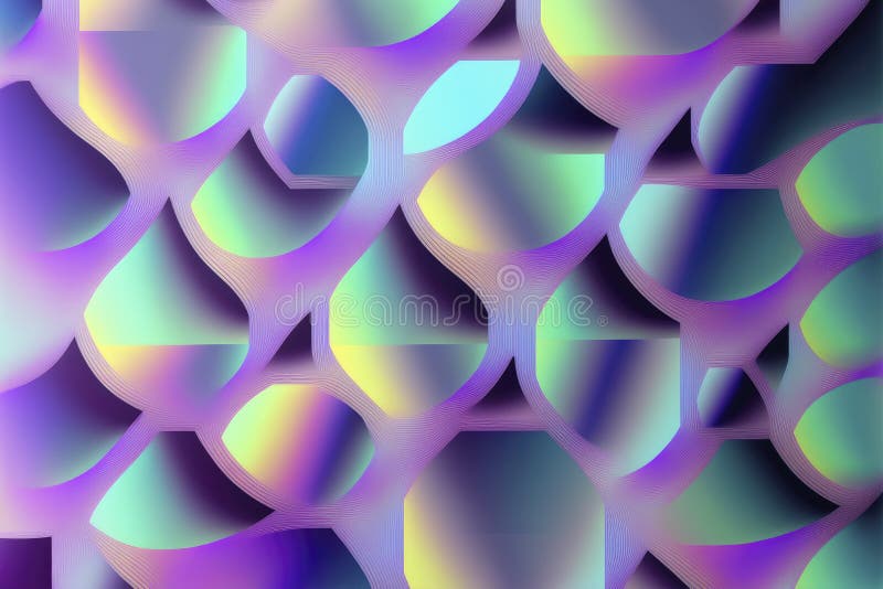 Abstract Sparkle Hologram Colorful Background, Futuristic Technology AI ...