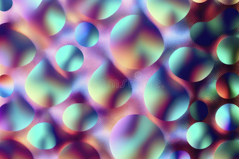 Abstract Sparkle Hologram Colorful Background, Futuristic Technology AI ...