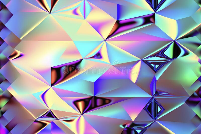 Abstract Sparkle Hologram Colorful Background, Futuristic Technology AI ...