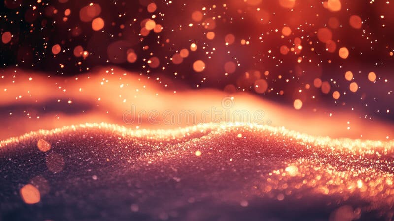 Abstract Sparkling Background with Gold and Red Glitter Stock ...