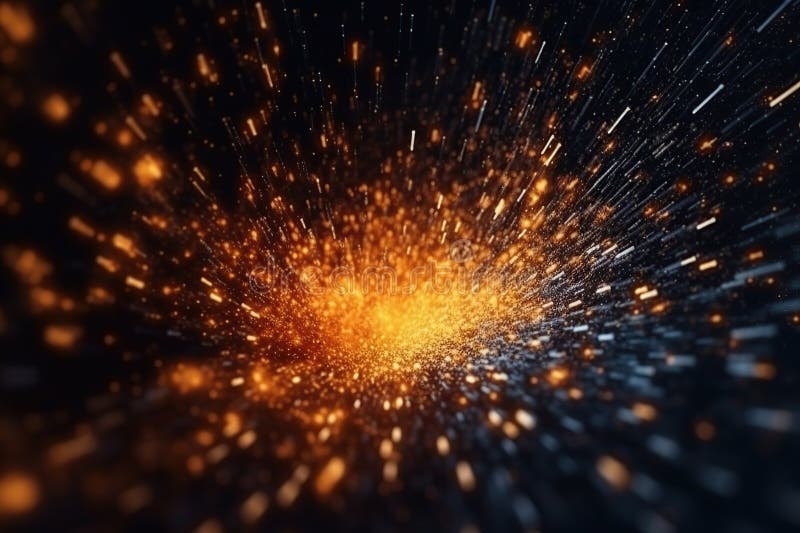 Abstract Sparkly Burst stock illustration. Illustration of background ...