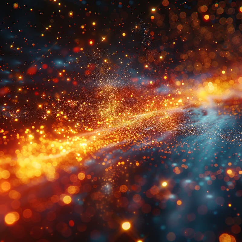 Abstract Sparkly Lights stock illustration. Illustration of festive ...