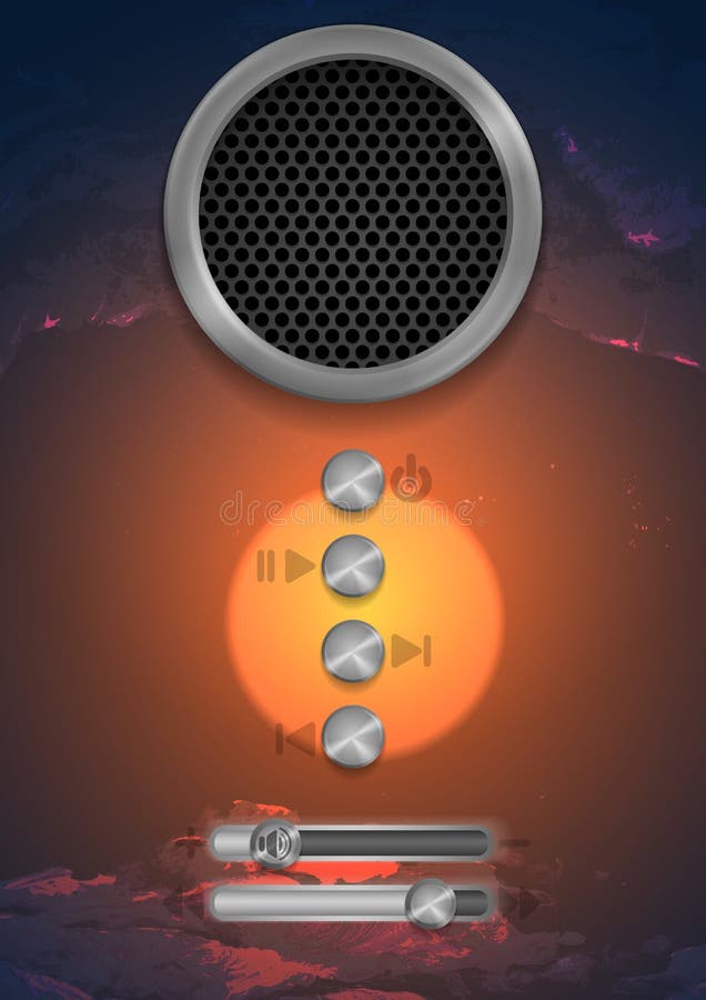 Abstract Speaker Concept Design Stock Vector - Illustration of ...