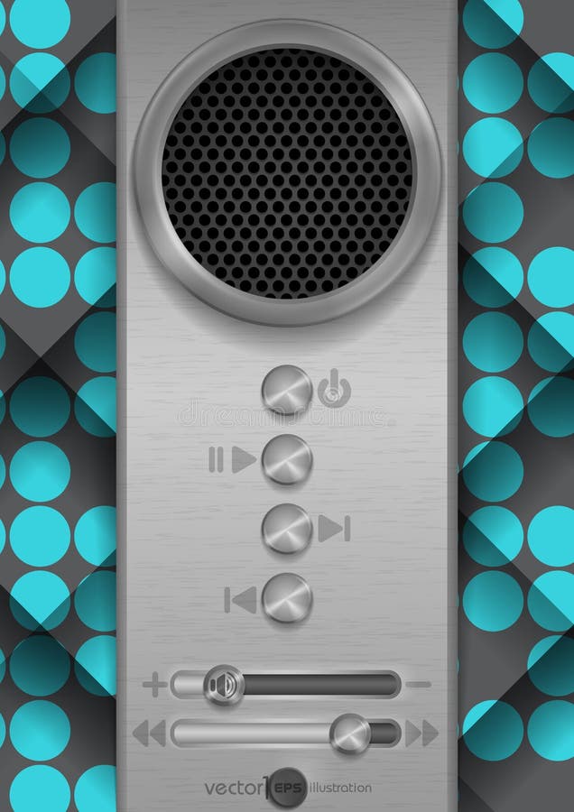 Abstract Speaker Concept Design Stock Vector - Illustration of modern ...