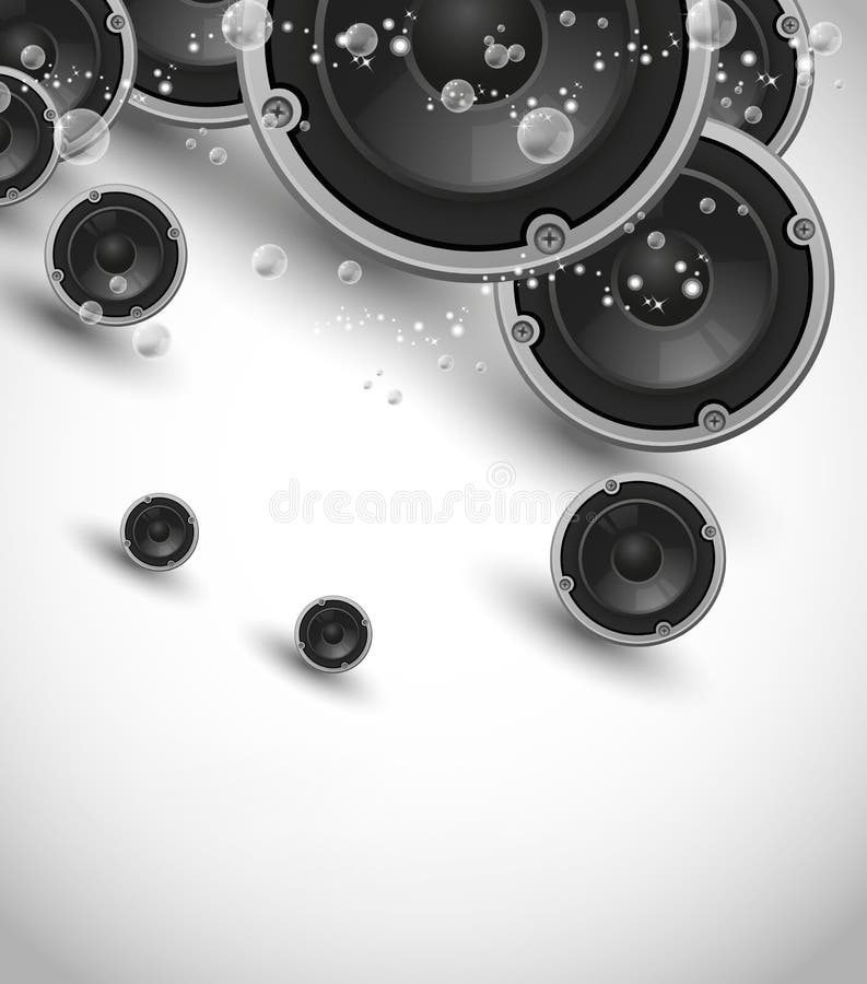 Abstract Speakers Silhouettes Stock Illustration - Illustration of ...