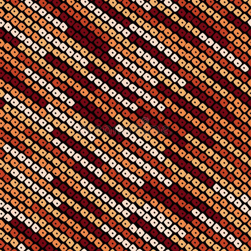 Abstract Speckled Lines Pattern. Diagonal Bead Stripes. Seamless ...