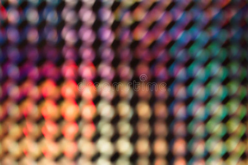 Abstract Spectrum, Colorful Lights Arranged in a Grid-like Structure ...