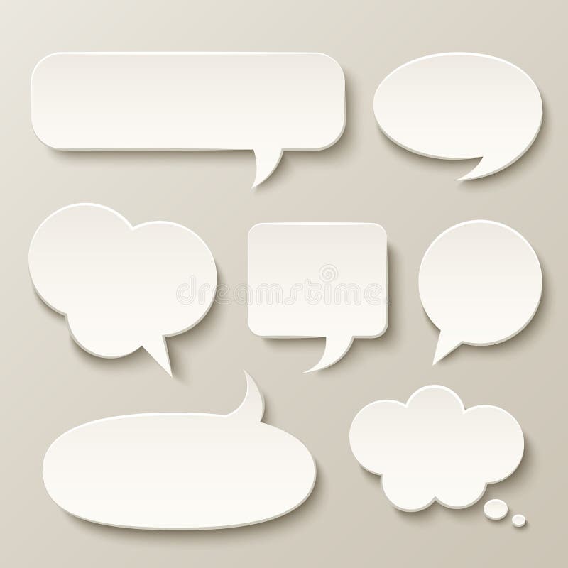 Abstract Speech Bubble Design Stock Vector - Illustration of ...
