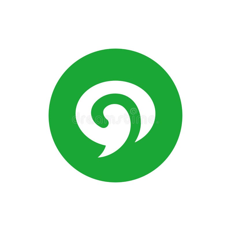 Abstract Speech Bubble Logo Icon, Chat or Talk Logo Vector Stock Vector ...