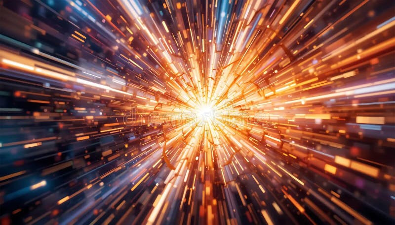 Abstract Speed of Light Explosion: Dynamic Energy Burst Background ...
