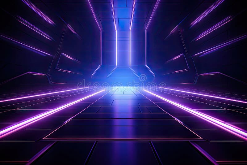 Abstract Speed Light Trails Effect Path, Fast Moving Neon Futuristic ...