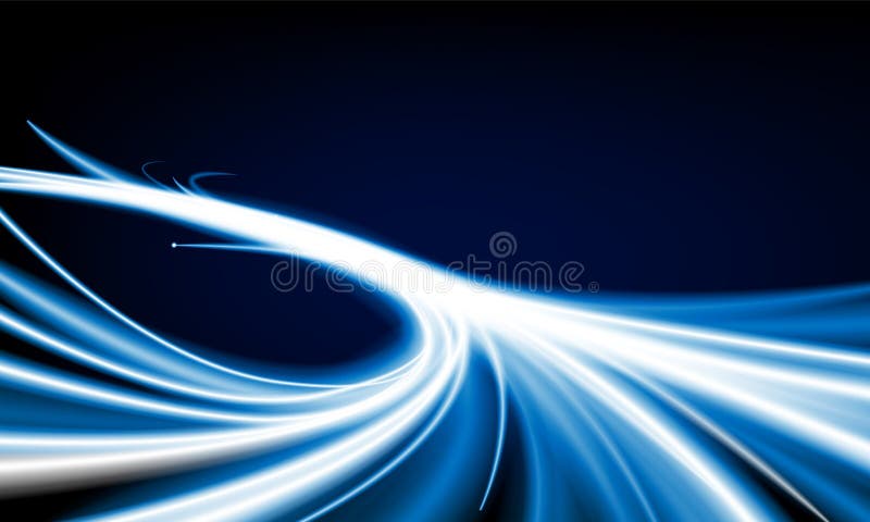 Abstract Speed Line Background with Dynamic Light Fiber Cable ...