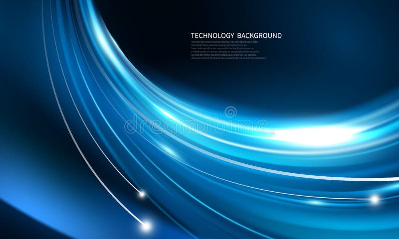 Abstract Speed Line Background Poster with Dynamic. Technology Network ...