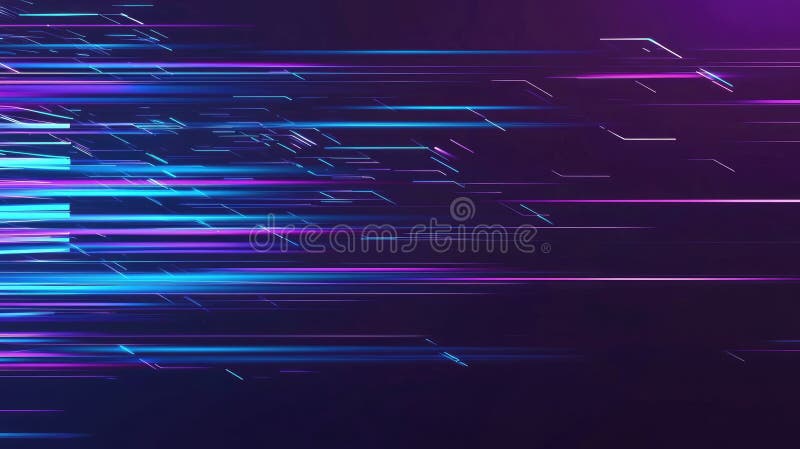 Abstract Speed Lines Glitch Big Data Technology Futuristic Background ...