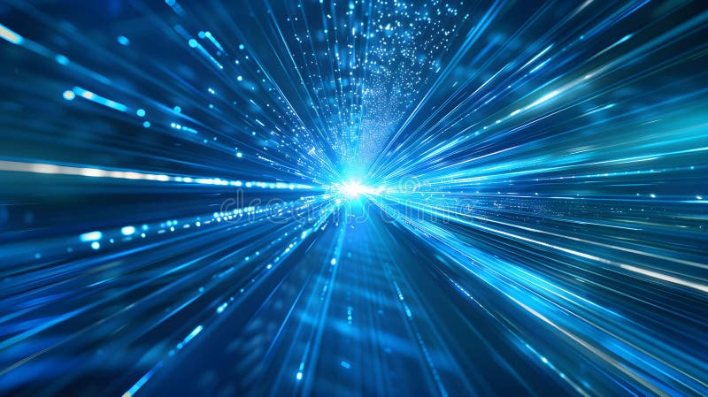 Abstract Speed Motion on the Road with High Speed Technology Concept ...