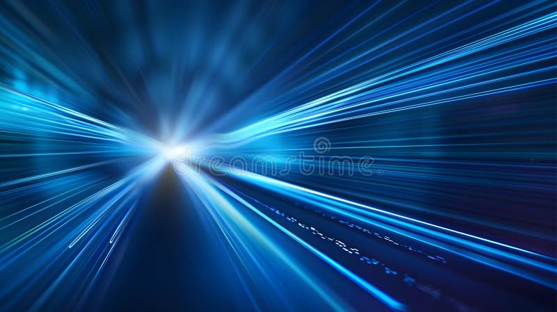 Abstract Speed Motion on the Road with High Speed Technology Concept ...