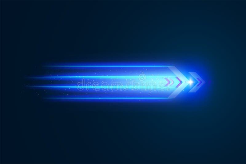 Abstract Speed Movement of Arrows Stock Illustration - Illustration of ...