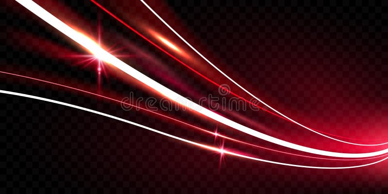 Abstract Speed Red Line Background Poster with Dynamic. Light Effect ...
