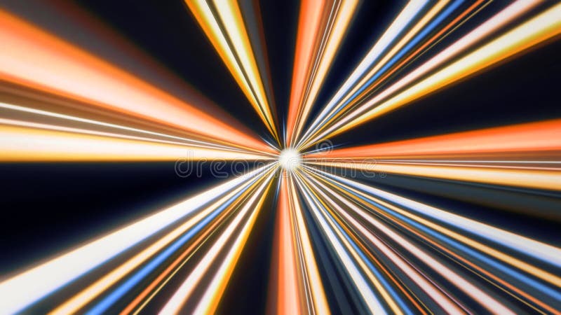 Shining Rays in Motion, Abstract Background in HD Resolution Stock ...